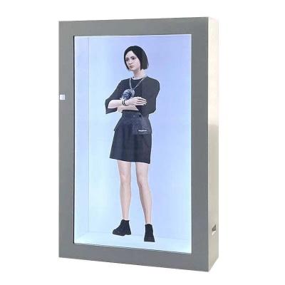 China Commercial Lighted Clear Glass Display Rack With Safety Lock, Multi-Layer Transparent Showcase For Cosmetic Products, Handcrafts, Ornaments, Great For Shop Counter And Exhibition Booth for sale