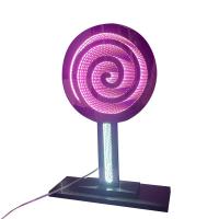 China Christmas Decoration Supplies Christmas Light Style LED Lollipop Acrylic Magic Mirror for sale