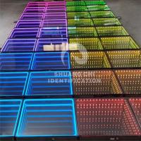 China LED Light Source 5050 RGB Led Removable Glass Tiles for Interactive Neon Dance Floor for sale