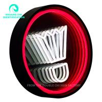 China Durable Metal Frame Custom Infinity 3D Mirror Neon Dance Floor for DJ Disco Party for sale