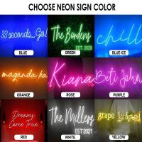 China Hustle LED Letter Light Personalized Pink Neon Sign For Bedroom Decoration for sale