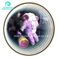 China Custom Thickness 3D Neon Abyssal Mirror Checkered Perfect for Store Interior Decoration for sale