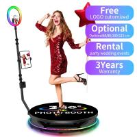 China 360 Degree Photobooth for Wedding Events Gro Compatible Devices 500KG Load-Bearing for sale
