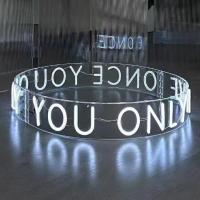 China Customized Hanging Rings Neon Light for Personalized Ceiling 12V AC Input Voltage for sale