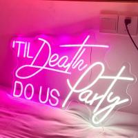 China Customized Shape Acrylic Neon Light Sign for Outdoor Store Hang or Hoist Installation for sale