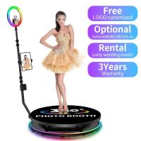 China 360 Spinner Degree Platform Portable Selfie Business Photo Booth for 1-Stop Shopping for sale
