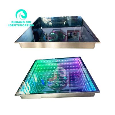 China Unforgettable Events LED Dance Floor With 5050 RGB Led Lighted Floor Tiles for sale