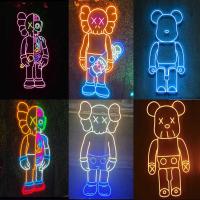 China Party Bar Hom Event Decoration Neon Light Happy Birthday LED RGB Sign with Silica Gel for sale
