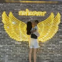 China Party Bar Hom Event Decoration Neon Light Happy Birthday LED RGB Sign with Silica Gel for sale