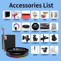 China 360 Photo Booth for Party Wedding Portable Automatic Spinning 360 Camera Shipped in 48H for sale