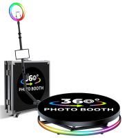 China 360 Photo Booth Machine with Automatic 360photobooth and Platform Height of 25CM for sale