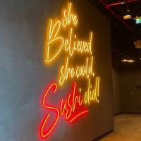 China Party Decoracion Lettering Light Logo Custom LED Light with Adaptor Power Supply for sale