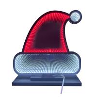 China Santa Patio Decorative Light Sign Led Tunnel Mirror Infinite Abyss Light for Indoor for sale