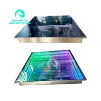 China Interactive Led Light Up Floor Tiles with 50000 Hours Lifespan and Customized Size for sale