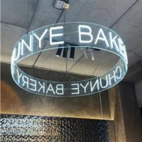 China Home Decor Rich Colors LED Ring Neon Sign Light with Wall-mounted Customized Neon Letters for sale