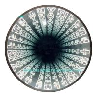 China Luminous Character Mirror Neon Light Box in Red White Blue for Eye-Catching Displays for sale
