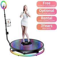 China 360 Degree Slow Motion Rotating Photobooth with Load-bearing 500KG and 59kg Capacity for sale