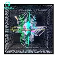 China DC12V/AC110-220V Customized Size Technological Light and Shadow Infinity Mirror Neon for sale