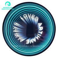 China DC12V/AC110-220V Customized Size Technological Light and Shadow Infinity Mirror Neon for sale