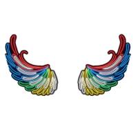 China Big Angel Wings Neon Sign Eye-catching Party Event Decoration with Marquee Letters for sale