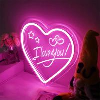 China Wedding Angel Wings Wall Decor With Acrylic Marquee Letters LED Neon Sign for sale