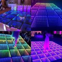 China G/B/Y/RGB/RGB 3in1 Stage Lights Tempered Glass LED Dance Floor For Weddings for sale