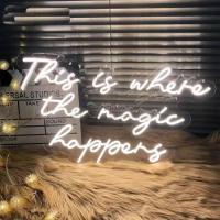 China Customized Size LED Neon Sign Light for Interior Decoration Good Vibes Wall Decor for sale