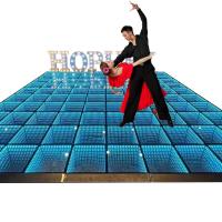 China IP55-IP67 Waterproof LED Dance Floor for Wedding Party Stage DJ 3D Mirror RGB Lighting for sale