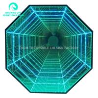 China Indoor Outdoor 3D Mirror LED Wall Lamp Neon Mirror Source for 2023 Ideas Decoration for sale