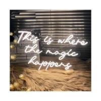 China Contemporary Style Neon Light Sign Custom Logo For Eye-Catching Space for sale