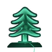 China Christmas Tree Infinity Led Acrylic Mirrors Outdoor Lights with NO Dimmer Support for sale