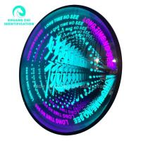 China Stainless Steel Housing Custom 3D Mirror Tiles with LED Strip in Contemporary Style for sale