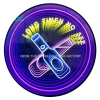 China Stainless Steel Housing Custom 3D Mirror Tiles with LED Strip in Contemporary Style for sale