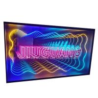 China Customization Abyss Neon Mirror Advertising Light Boxes for Wall-Mounted or Floor-Standing for sale