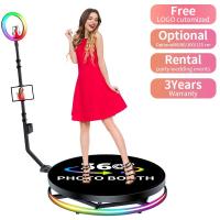 China 360 Degree Rotating Camera Photo Booth with Automatic Stand and Load-bearing of 500KG for sale