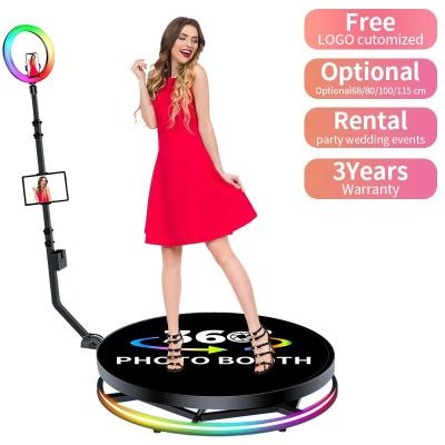 China 360 Degree Rotating Camera Photo Booth with Automatic Stand and Load-bearing of 500KG for sale