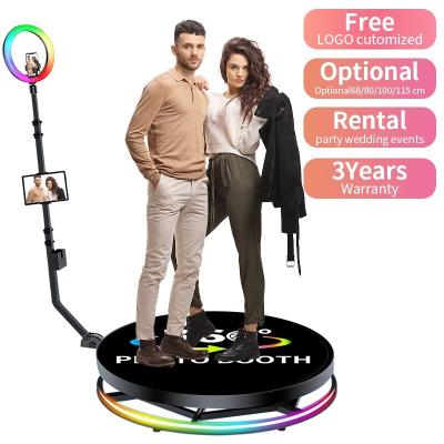 China 25CM Platform Height Booth Exclusive 360 Selfie Overhead for Business Event or Birthday for sale