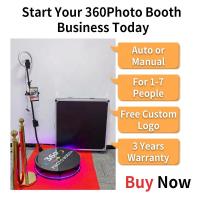 China 25CM Platform Height Booth Exclusive 360 Selfie Overhead for Business Event or Birthday for sale