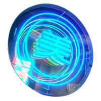 China Custom Infinity Effect Color Gradient Mirror Light Neon Sign with Durable Metal Frame for sale