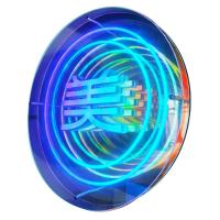 China Custom Infinity Effect Color Gradient Mirror Light Neon Sign with Durable Metal Frame for sale