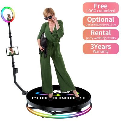 China Automatic 360 Photo Booth for Business Events Free Custom Logo Input Voltage 110-240V for sale