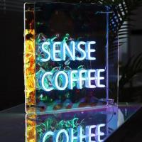 China DC12V/AC110-220V Custom Infinity Logo Colored LED 3D Neon Wall Tunnel for DJ Disco Party for sale