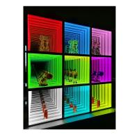 China Customizable Colors LED Glass Mirror Display Case for Modern Style Customized Wine Cabine for sale