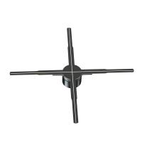 China Supermarkets Content Upload APP 75x2 Wifi Hologram LED Fan for 3D Hologram Projection for sale