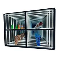 China Customizable Colors Infinite Abyss Mirror Display Case for Home and Commercial Spaces for sale
