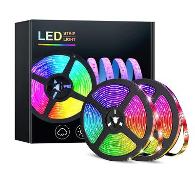 China WiFi Controlled RGBW LED Strip Light 5m 10m 50m 12V 24V 5050 Colour Multicolor Change for sale
