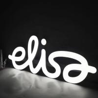 China OEM Outlet Acrylic Front and Back LED Luminous Characters for Advertising Sign Display for sale
