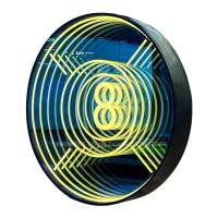 China Colored Led 3D Neon Wall Infinity Mirror Tunnel for Home Decor Statement Making Design for sale