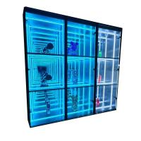 China High Brightness LED Light Fashionable Abyss Mirror Cabinets for Home and Store Displays for sale
