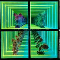 China High Brightness LED Light Fashionable Abyss Mirror Cabinets for Home and Store Displays for sale